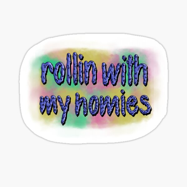 "My homies" Sticker by MollyMcvey | Redbubble