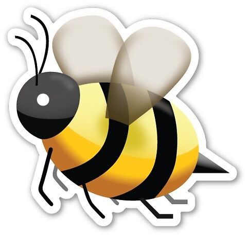 "Bee Emoji" by kaitlintaylaa | Redbubble
