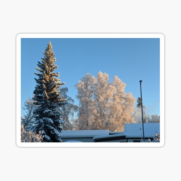 "Winter light" Sticker by Darkling-Rhymes | Redbubble