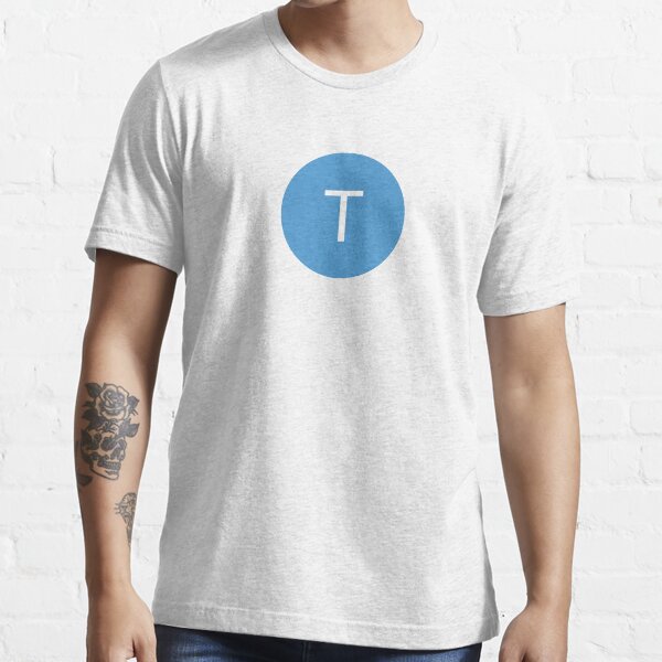 "Letter T Google Default Profile Picture Funny TikTok Trend" T-shirt ...