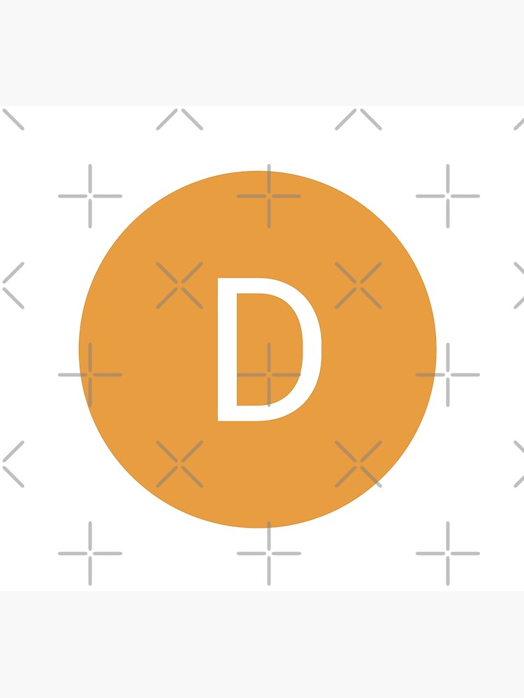 Lámina fotográfica «Letra D Imagen de perfil predeterminada de Google ...