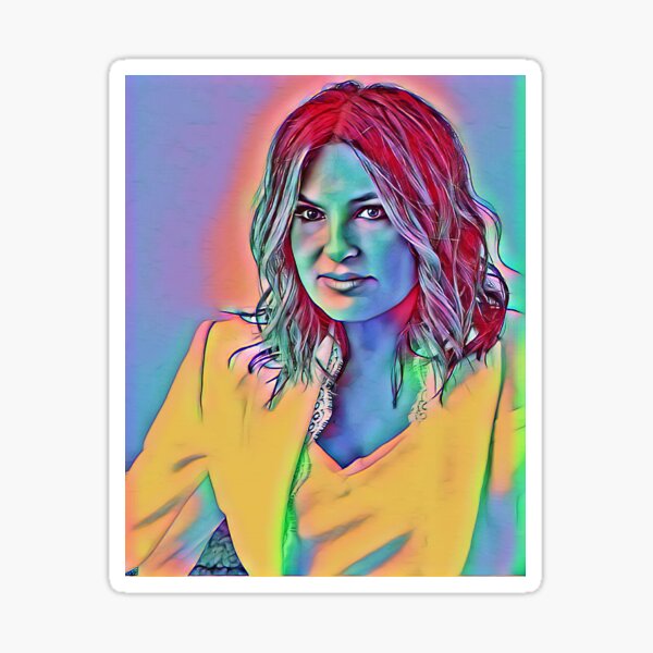 "Mariska" Sticker by Zeezeewyatt | Redbubble