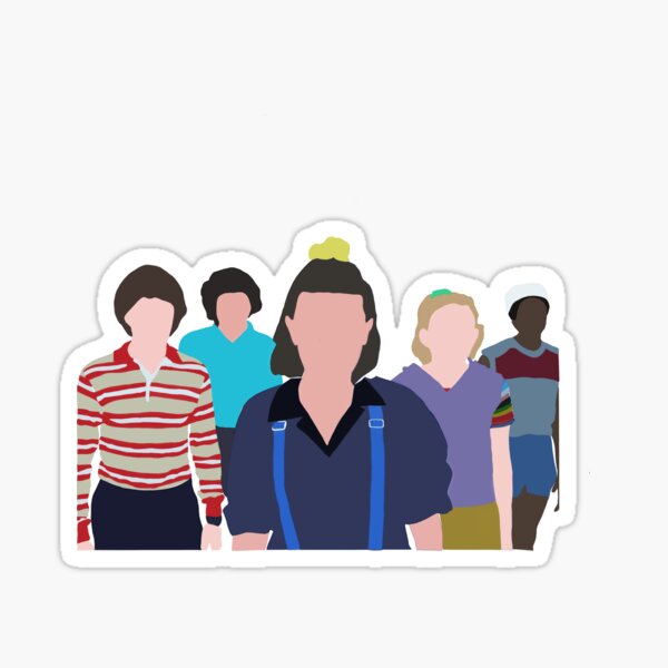 "stranger things crew" Sticker by BigAlPals | Redbubble