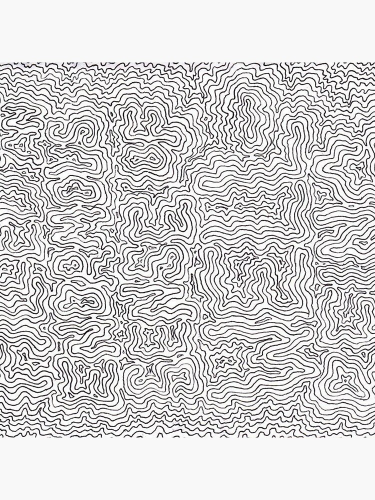 "black and white line design" Sticker for Sale by courtneyduffy | Redbubble