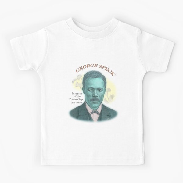 "George Speck, Inventor of the Potato Chip" Kids T-Shirt by eedeeo ...