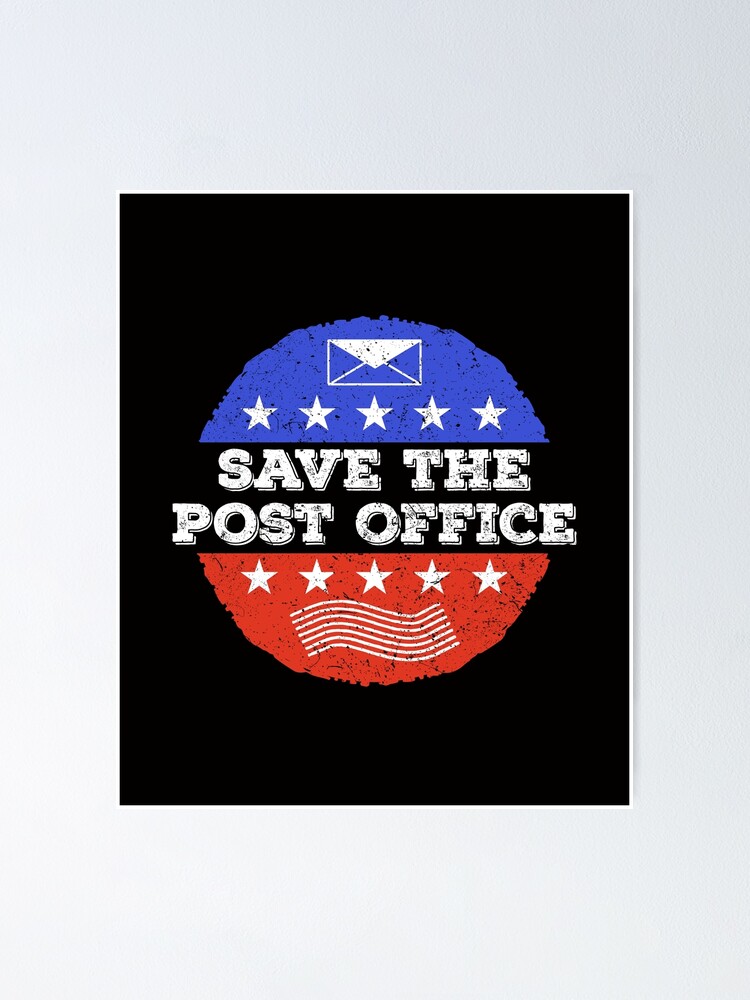 "Retro Vintage Save The Post Office" Poster for Sale by Kawaiindoodle ...