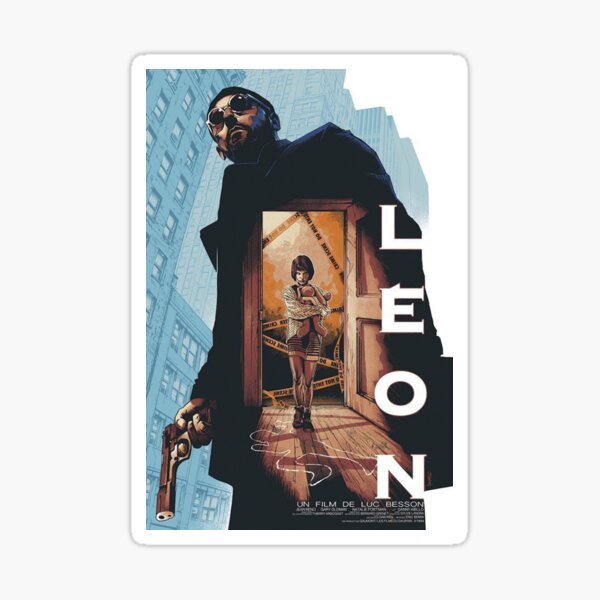 "Leon the professional" Sticker for Sale by elizabethatk | Redbubble