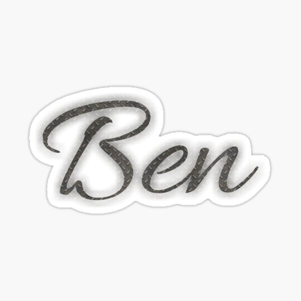 "Ben" Sticker by LizBanegasArt | Redbubble