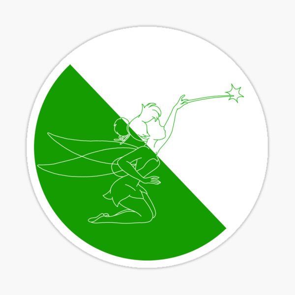 "tinker bell" Sticker for Sale by musicandtheatre | Redbubble