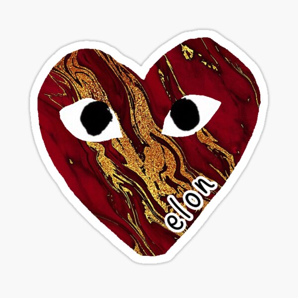 "Elon University Marble Heart" Sticker for Sale by gabby219 | Redbubble