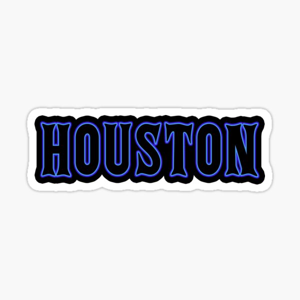 "houston texas" Sticker by samanthaedelman | Redbubble