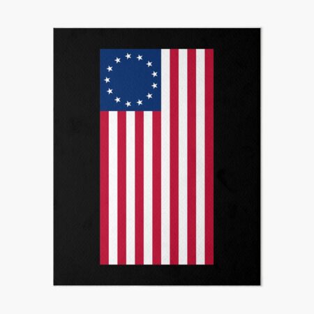 "Vertical Betsy Ross Flag print" Art Board Print for Sale by ...