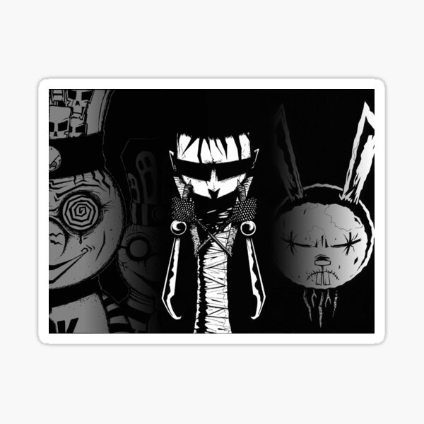 "JTHM with background" Sticker for Sale by Lustkill | Redbubble