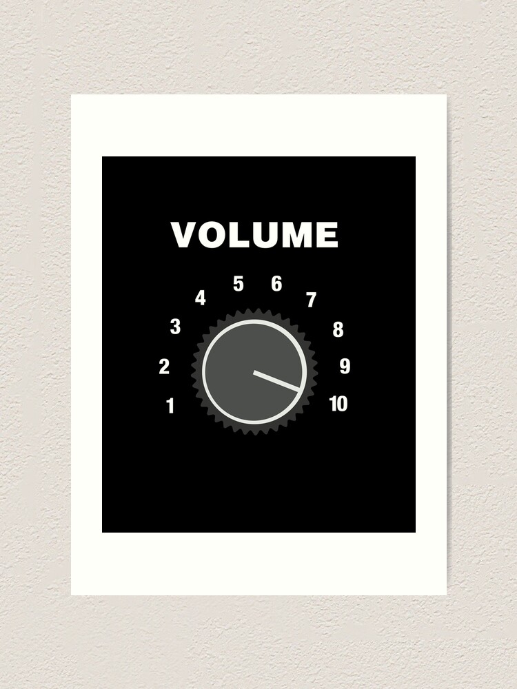 "Turn Up The Volume Meme" Art Print for Sale by KeenCreative | Redbubble
