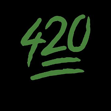 "420 Percent Emoji" Poster for Sale by ShifterDesign | Redbubble