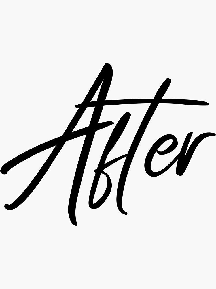 "After Movie " Sticker for Sale by LoveandThreadco | Redbubble