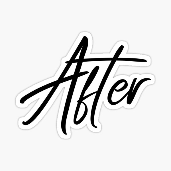 "After Movie " Sticker for Sale by LoveandThreadco | Redbubble