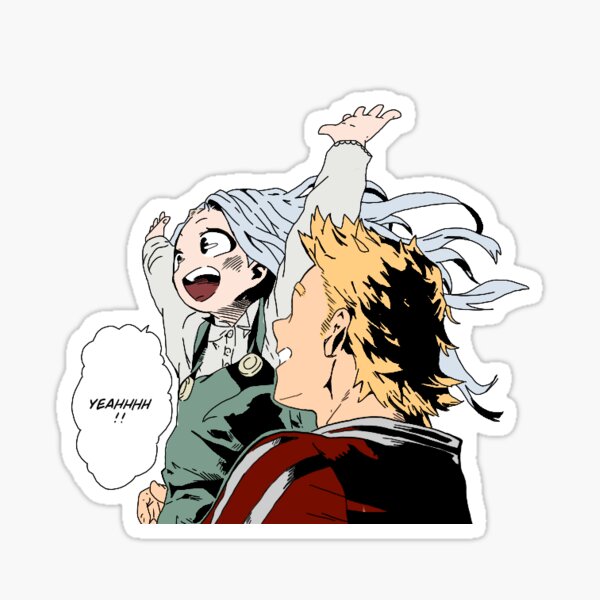 "BNHA Mirio and Eri" Sticker for Sale by c0ffe | Redbubble