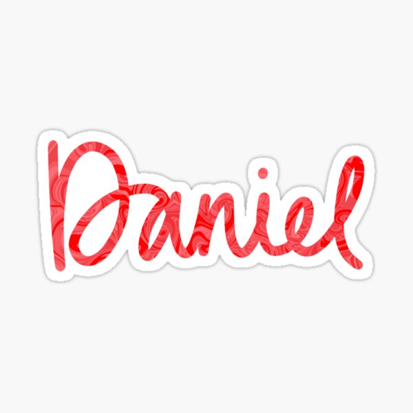 "Daniel" Sticker by ROLdrawing | Redbubble