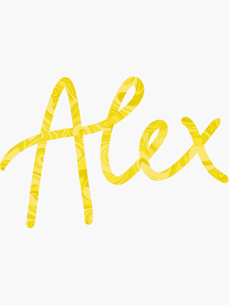 "Alex" Sticker for Sale by ROLdrawing | Redbubble