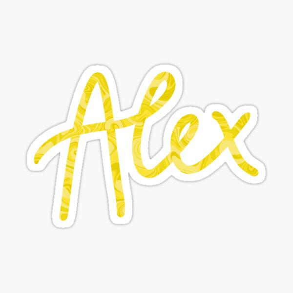 "Alex" Sticker for Sale by ROLdrawing | Redbubble