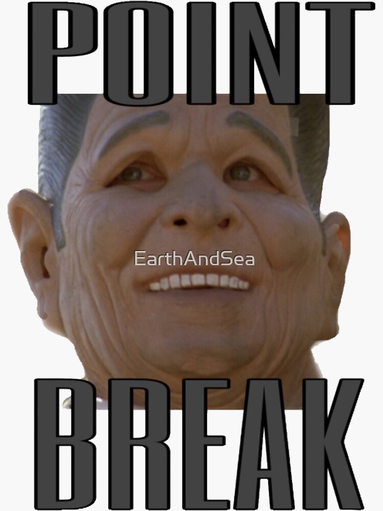 "Point Break Bodhi" Sticker for Sale by EarthAndSea | Redbubble