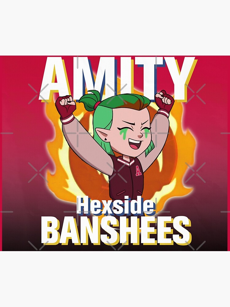 "Amity Hexside Banshees Grudgby - Das Eulenhaus" Tagesdecke von ...