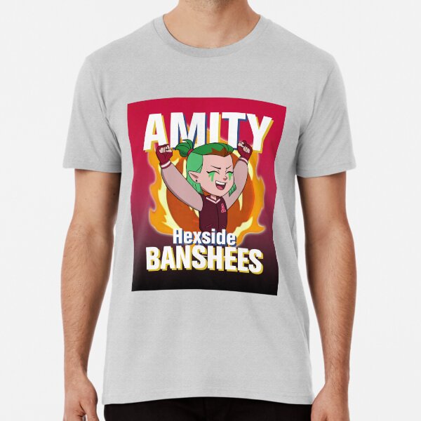 "Amity Hexside Banshees Grudgby - The Owl House" Premium T-Shirt for ...
