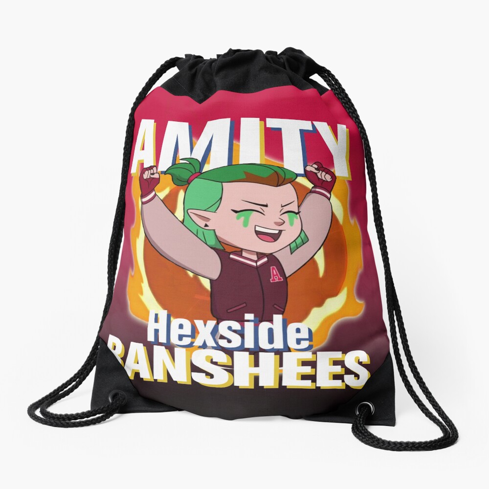 "Amity Hexside Banshees Grudgby - The Owl House" Drawstring Bag by ...