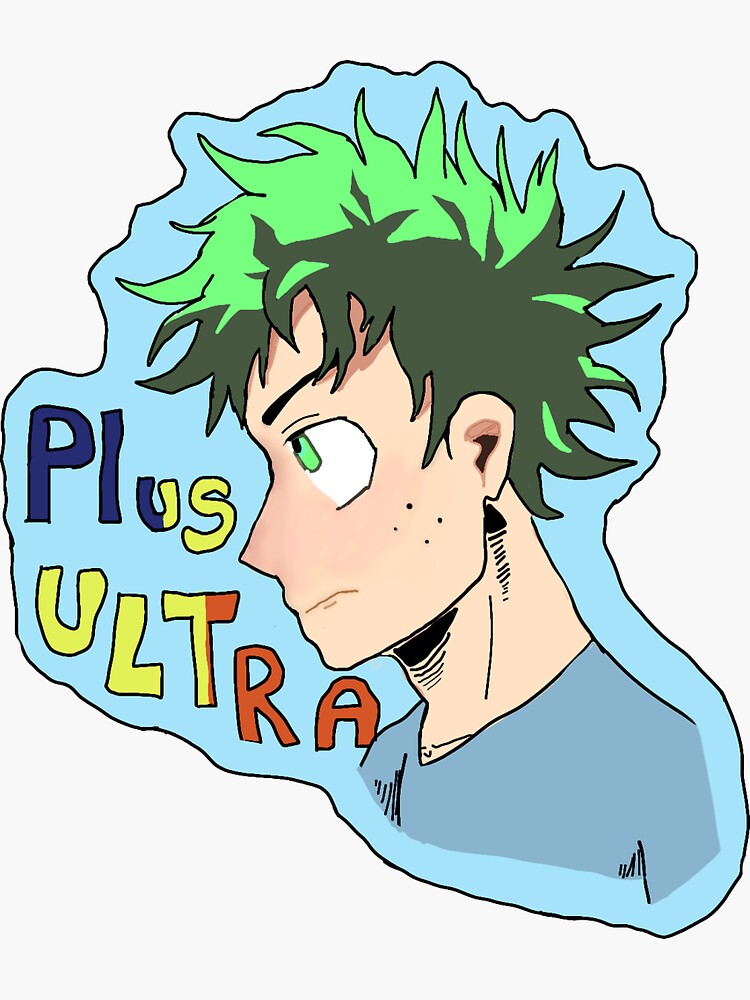 "Plus Ultra My hero academia" Sticker by Bnha-artsy | Redbubble
