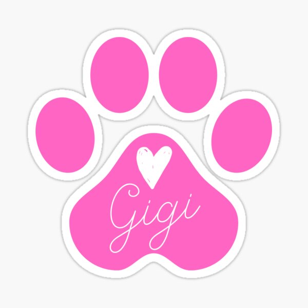 "Gigi" Sticker for Sale by gmcghie | Redbubble