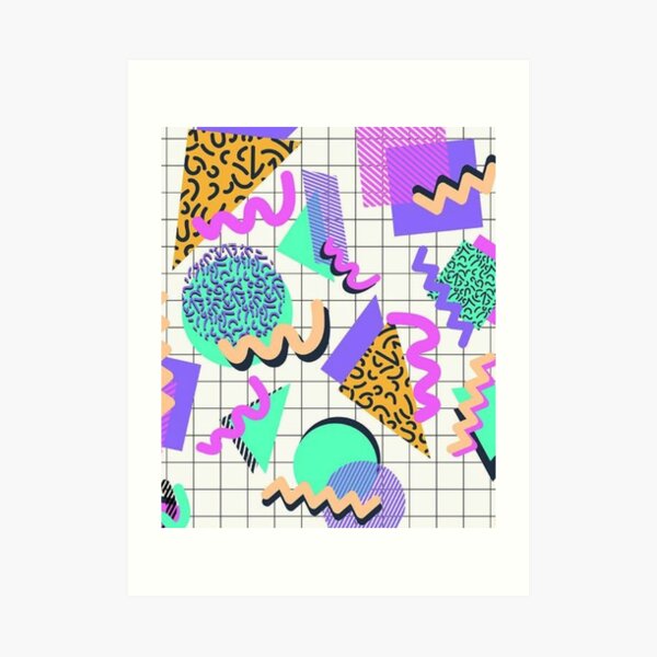 "Saved By The Bell Inspired 90's Theme" Art Print for Sale by ...