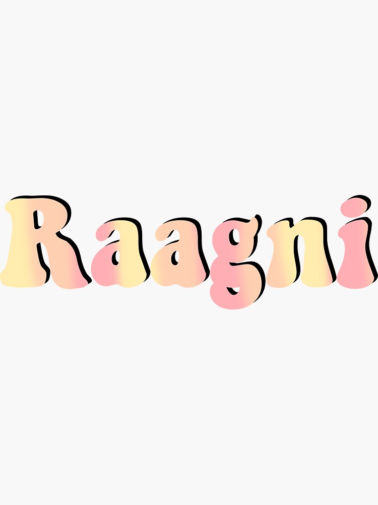 "Aesthetic Groovy Raagni" Sticker for Sale by CaitlinCerys | Redbubble