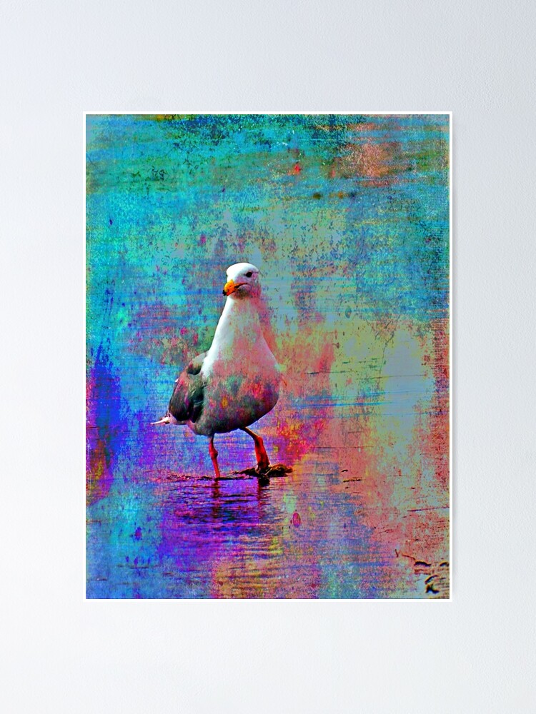 "Abstract gull" Poster by 1divergent1 | Redbubble