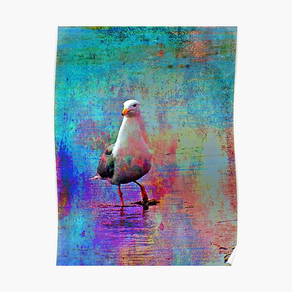 "Abstract gull" Poster by 1divergent1 | Redbubble