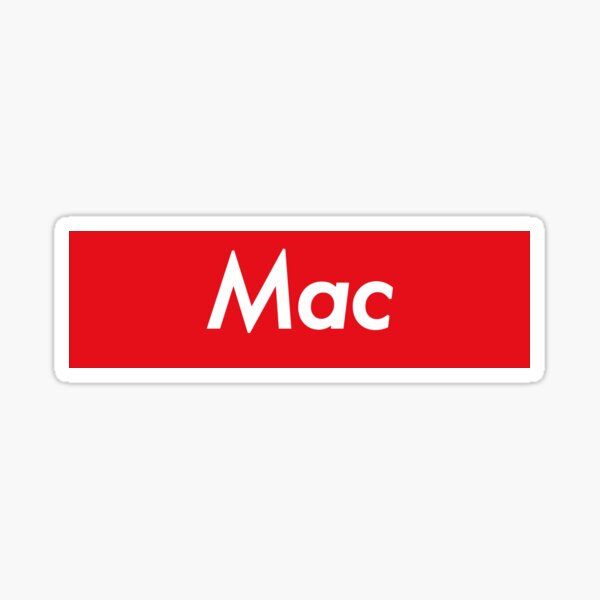 "Mac" Sticker by ishme | Redbubble