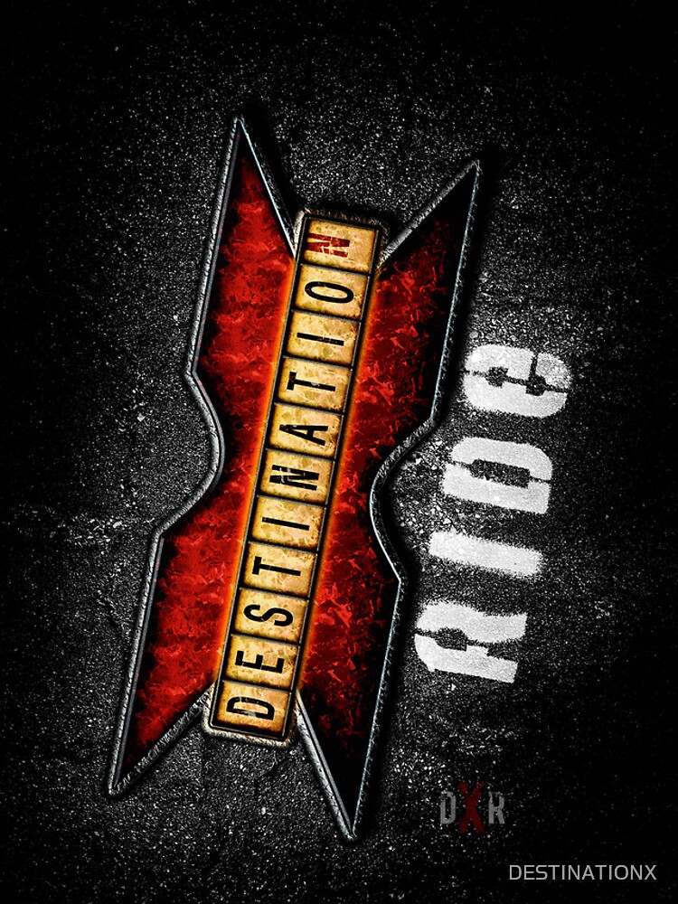 "DESTINATION X RIDE LOGO — ROUGH ROAD" iPhone Case for Sale by ...