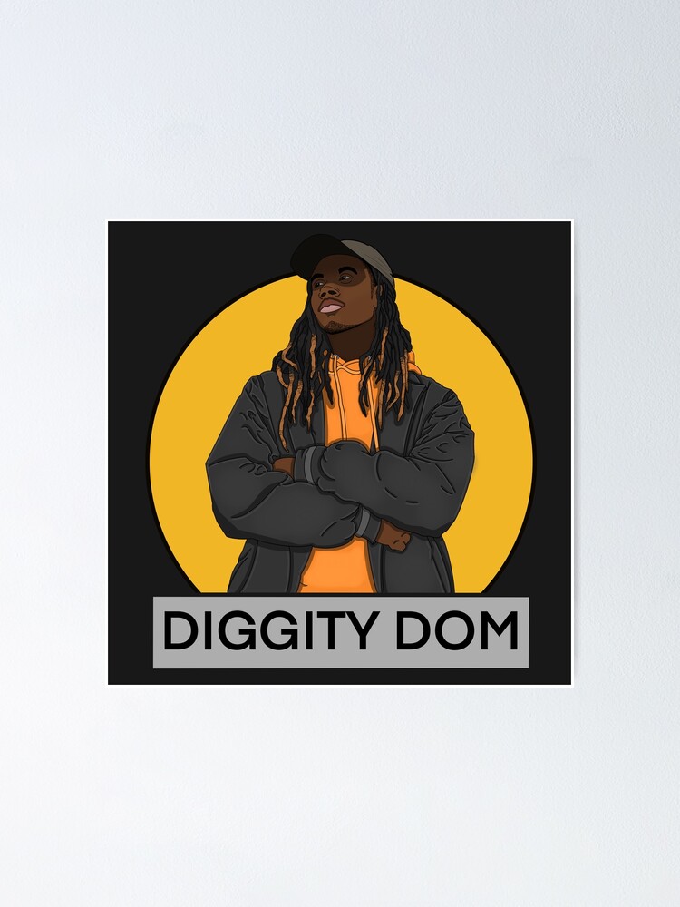 "Diggity Dom Logo" Poster by DiggityDom | Redbubble