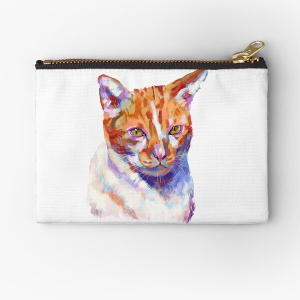 "Adorable ginger cat portrait, digital painting. printable, ginger cat ...