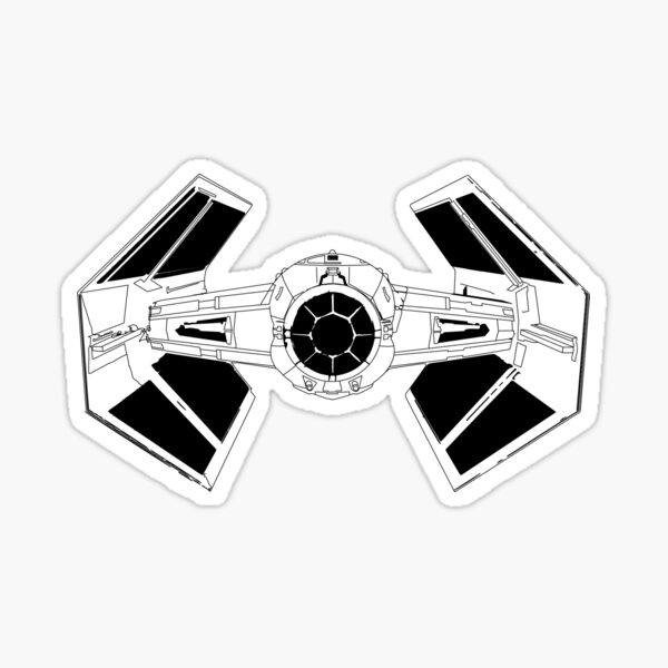 "TIE LN" Sticker by krxofs | Redbubble