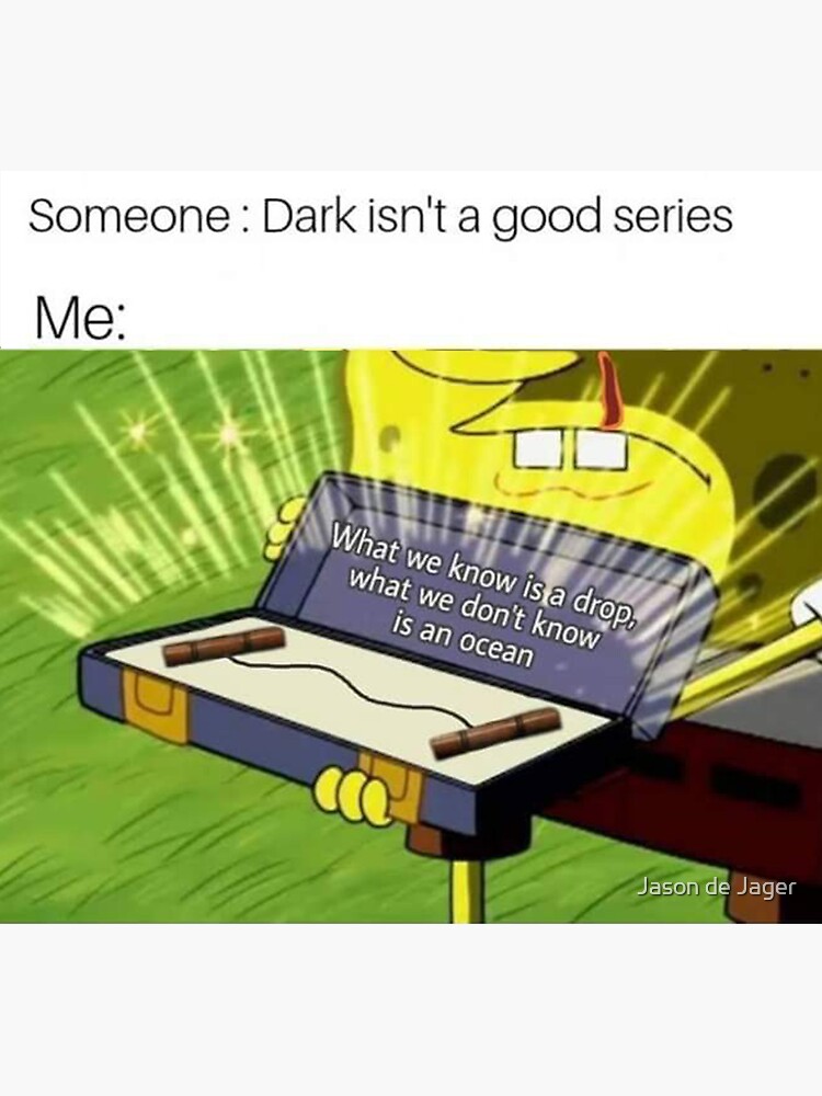 "Dark Netflix Series Meme What we know is a drop" Sticker by ...