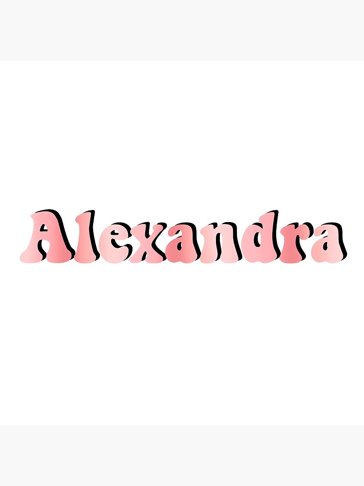 "Aesthetic Groovy Alexandra" Poster for Sale by CaitlinCerys | Redbubble