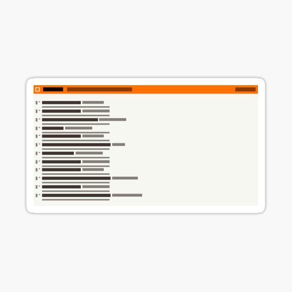 "Hacker News Y Combinator" Sticker by memeasaurus | Redbubble