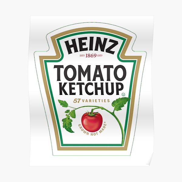 Heinz Tomato Ketchup Posters | Redbubble