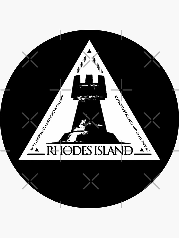 "Rhodes Island - Arknights Faction - Logo - Circle" Sticker for Sale by ...