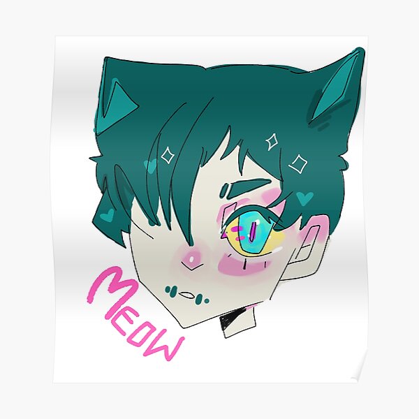 "Cheshire cat naib" Poster for Sale by Cocopots | Redbubble