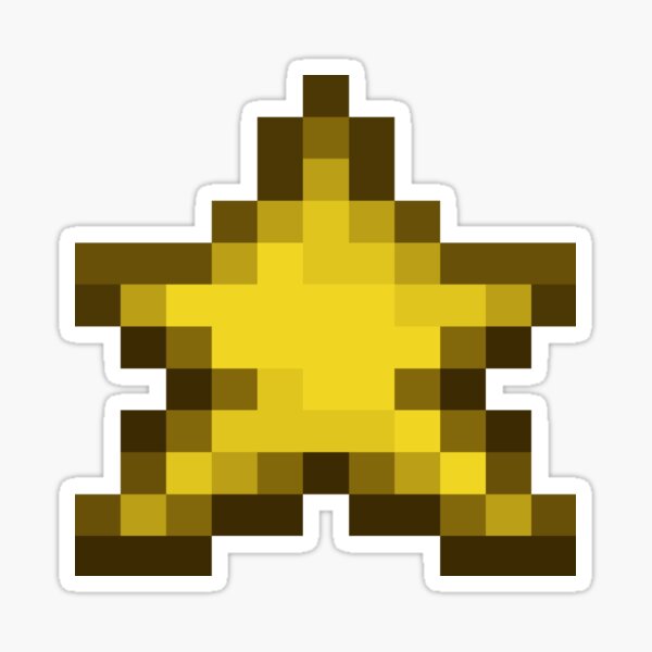 "Terraria Fallen Star" Sticker for Sale by BukLauDesu | Redbubble