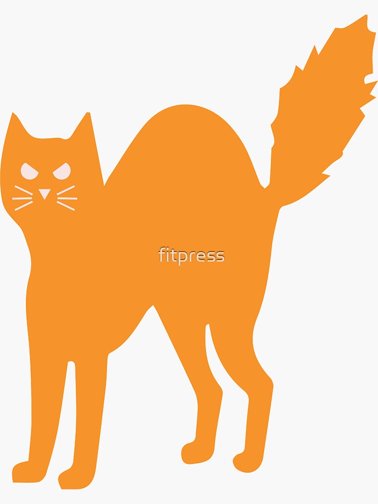 "scared orange cat- halloween collection/scared orange cat/trick or ...