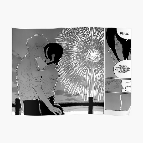 "Chainsaw Man - Reze and Denji Kiss" Poster for Sale by lennyspook ...