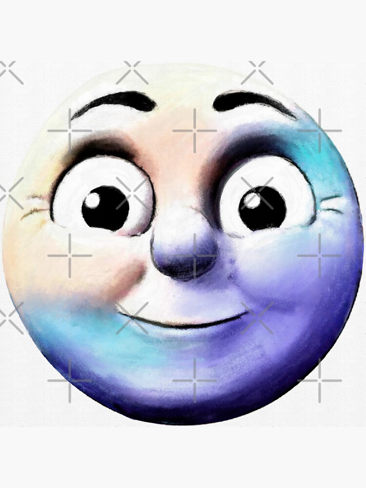 "Thomas Face Happy" Sticker for Sale by artbyjames | Redbubble